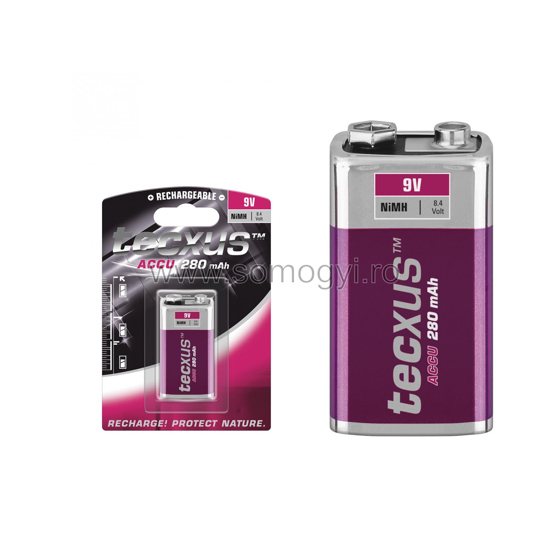 Acumulator 9V, 250mA, Ni-Mh TCM 280-9 | Somogyi Elektronic S.R.L.